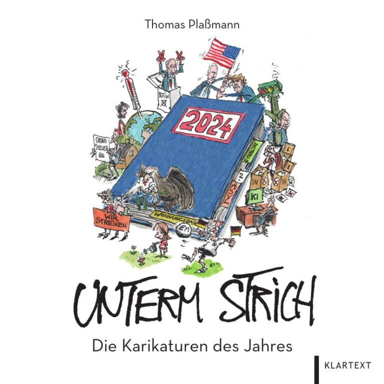 Unterm Strich 2024: Die Karikaturen des Jahres | Mediennerd.de
